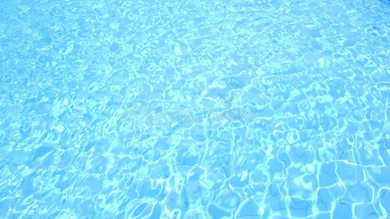 Blue Water in the Swimming Pool Stock Video - Video of clear, color ...