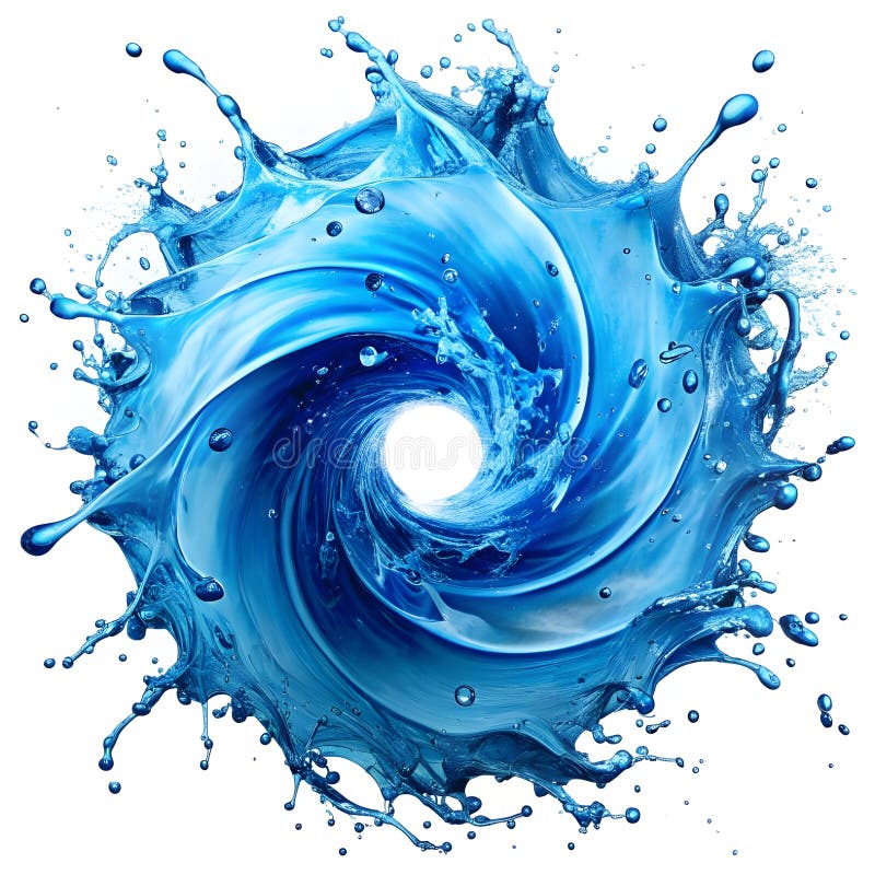 Blue Water Swirl Splash Cut Out Water Swirl Bebeautiful Stock ...