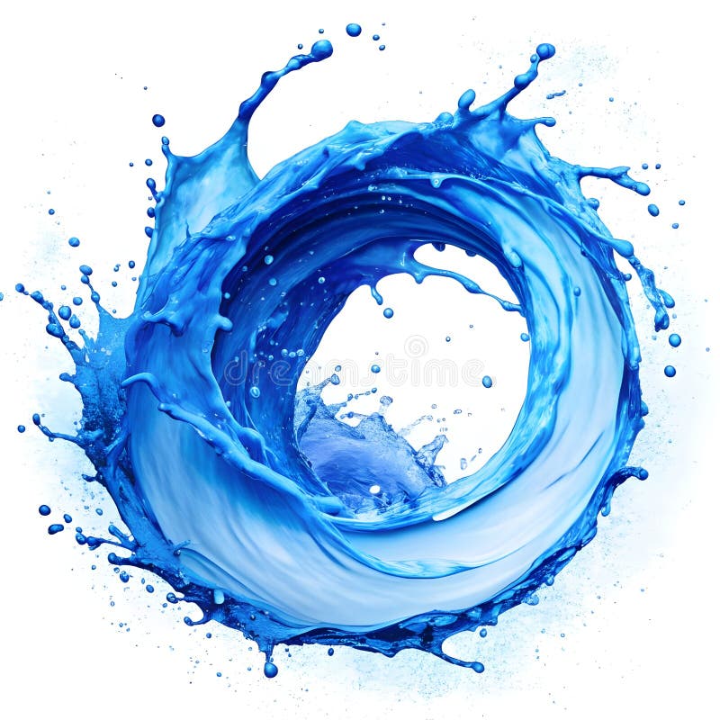 Blue Water Swirl Splash Cut Out Water Swirl Bebeautiful Stock ...