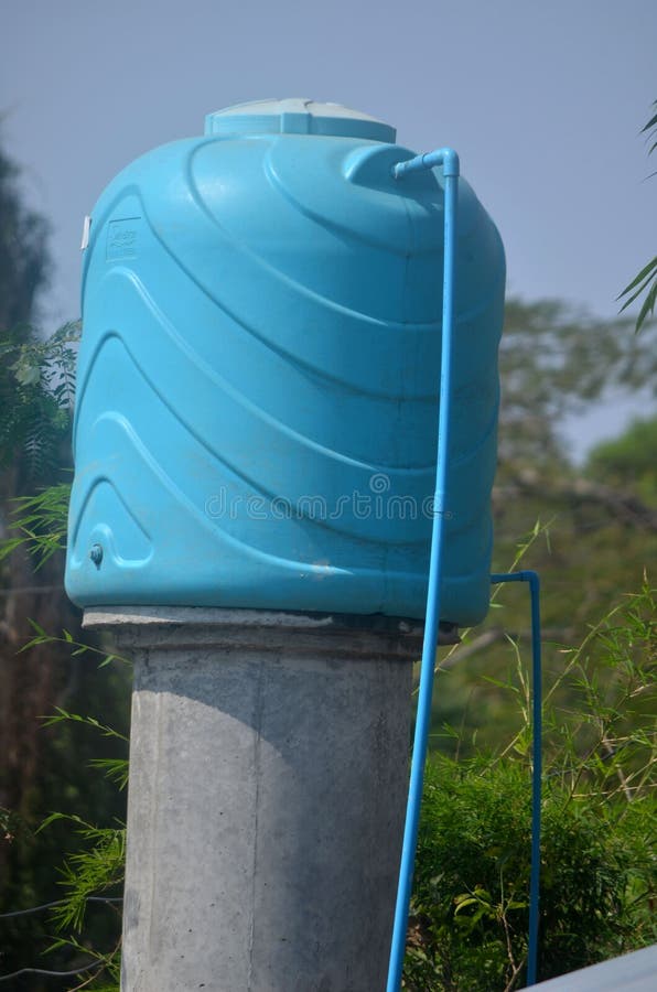 Pole in the sea. stock image. Image of pillar, blue - 106234939