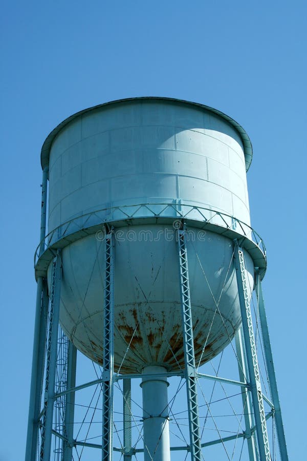 Blue Water Tower Picture. Image: 3280171