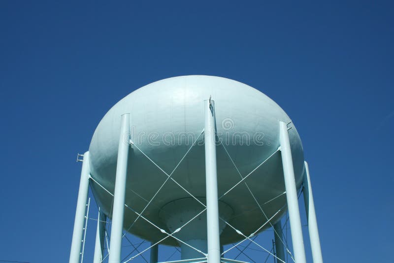 Blue Water Tower Picture. Image: 3280171