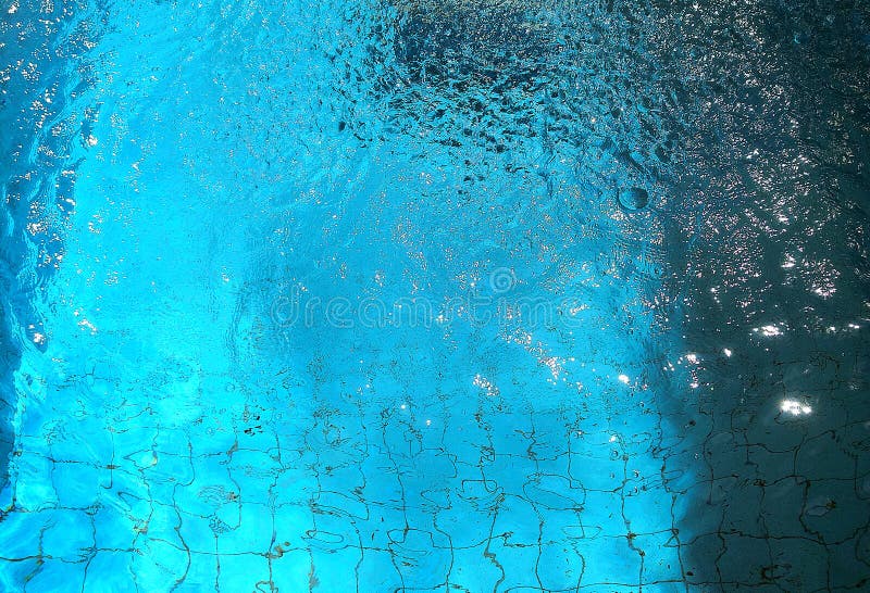 Blue Water Transparent Pool Background Stock Photo - Image of blue ...