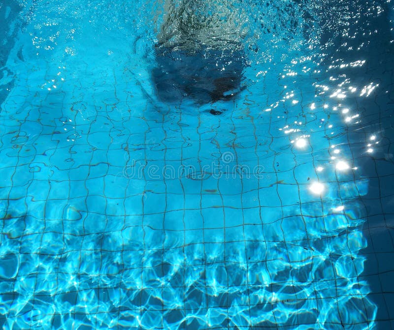Blue Water Transparent Pool Background Stock Photo - Image of fresh ...