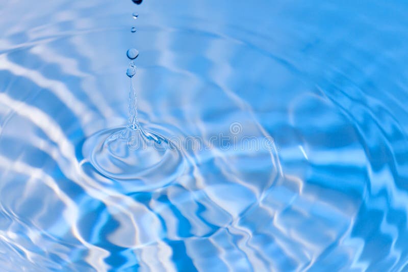 Blue Water Wave Line Splash Pattern Surface and Transparent Water on ...