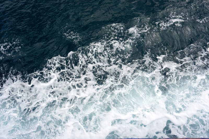 Blue Water Waves in the Sea. Swirl. Stock Image - Image of wave, nature ...