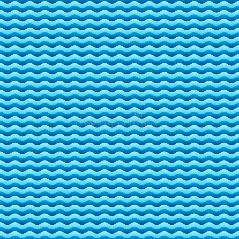 Blue Water Waves Seamless Vector Background Texture Stock Vector ...