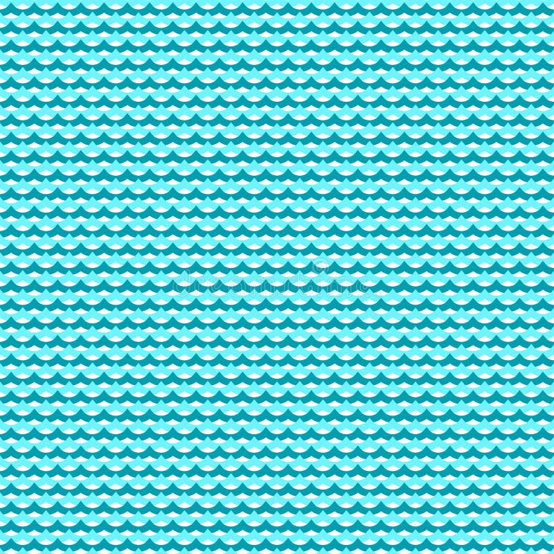 Blue Water Waves Seamless Vector Background Texture Stock Vector ...