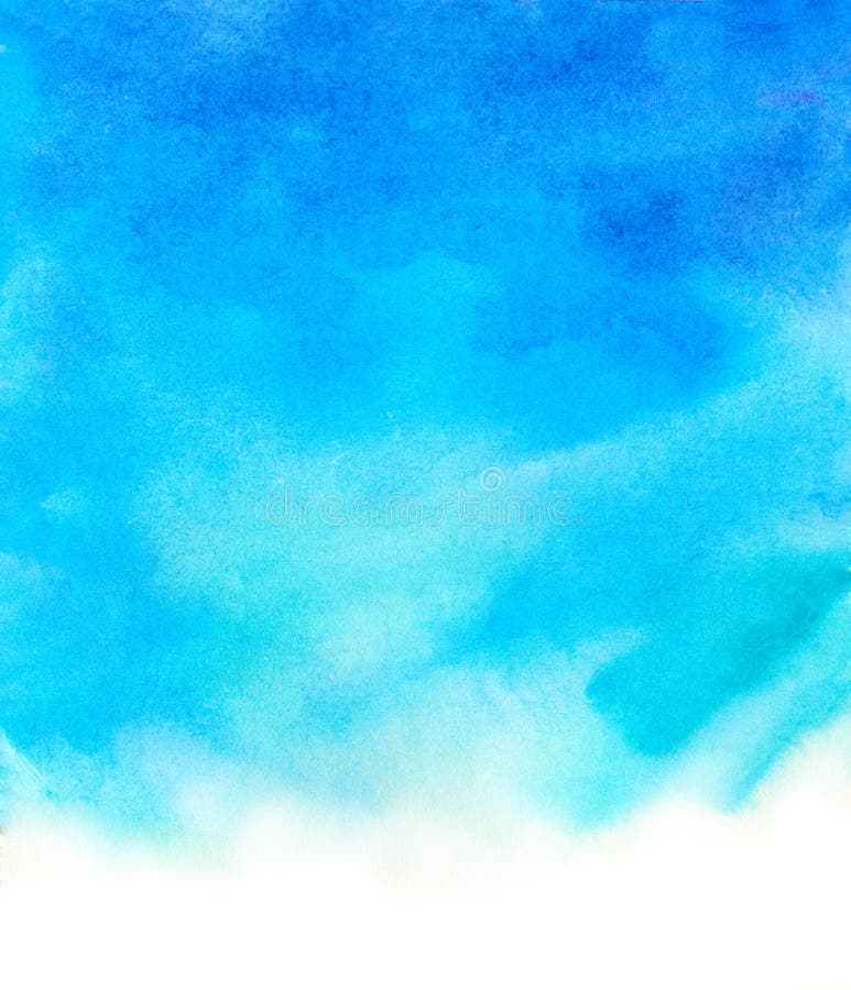 Blue watercolor background stock image. Image of creativity - 197433175