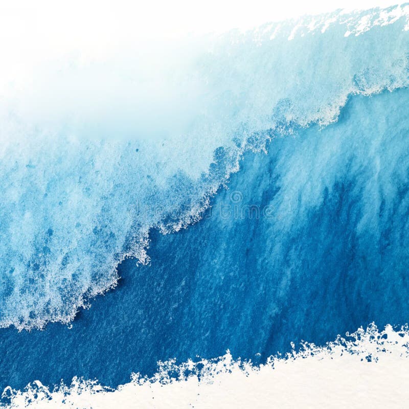 Blue Watercolor Background - Blue Hand-Painted Watercolor Background ...