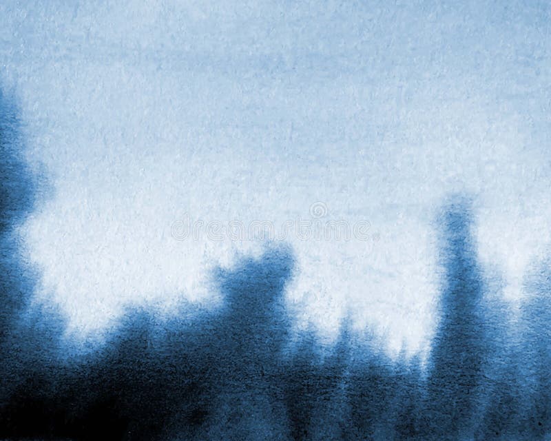 Blue Watercolor Background Rectangular. Stock Illustration ...