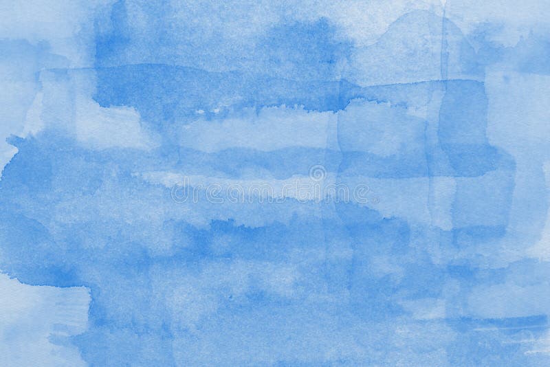 Blue Watercolor Paper Texture Stock Image - Image of decoration ...