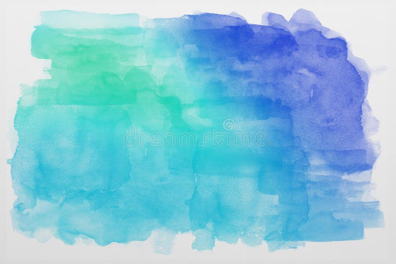 Blue Watercolor Paper Texture Stock Photo - Image of painting, element ...