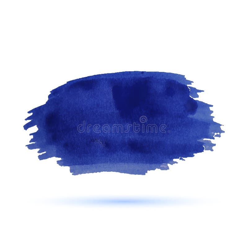 Blue watercolor stripe stock vector. Illustration of grain - 44628230