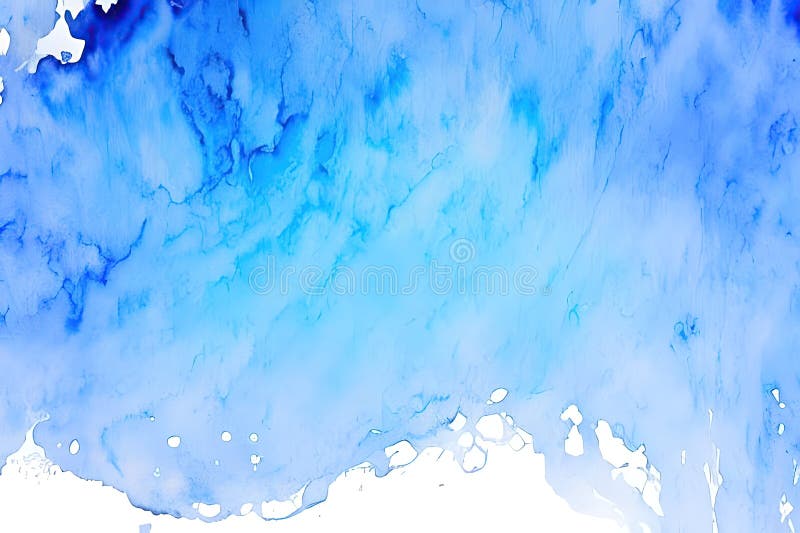 Blue Watercolor Texture Background Stock Illustration - Illustration of ...