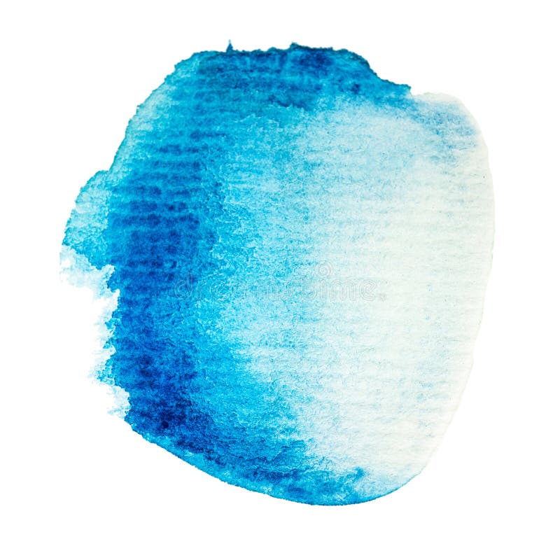 Blue Watercolor Texture with Gradient Transition from Dark To Light ...