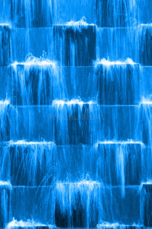 Blue waterfall stock photo. Image of scenery, summer - 12287506
