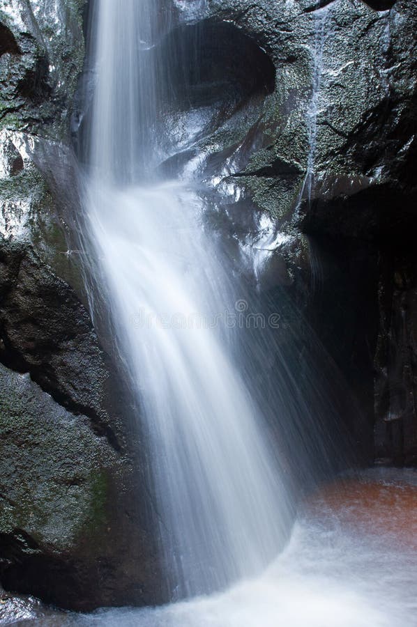 Blue Waterfall stock image. Image of blue, outdoor, outside - 16451375