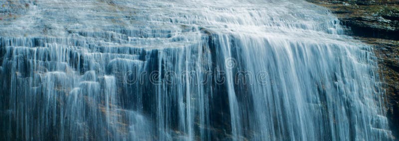Blue Waterfall stock photo. Image of blue, flowing, refresh - 25844998