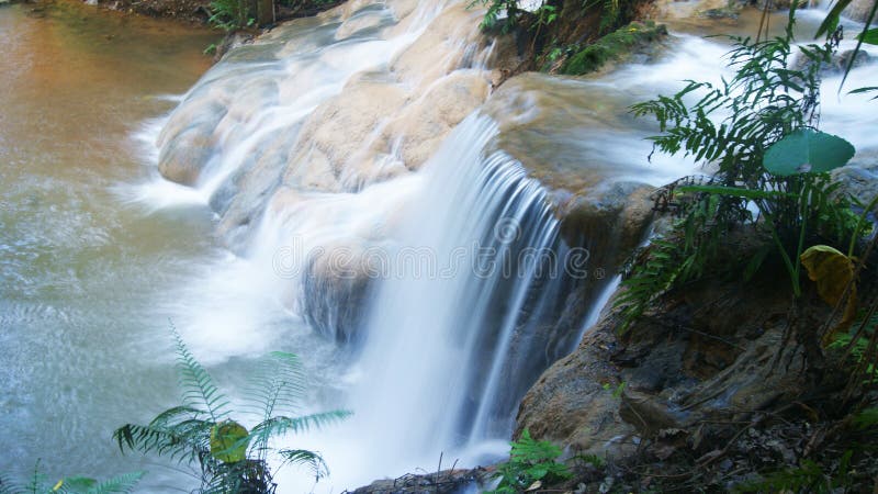 Blue Waterfall stock image. Image of blue, waterfall - 40107243