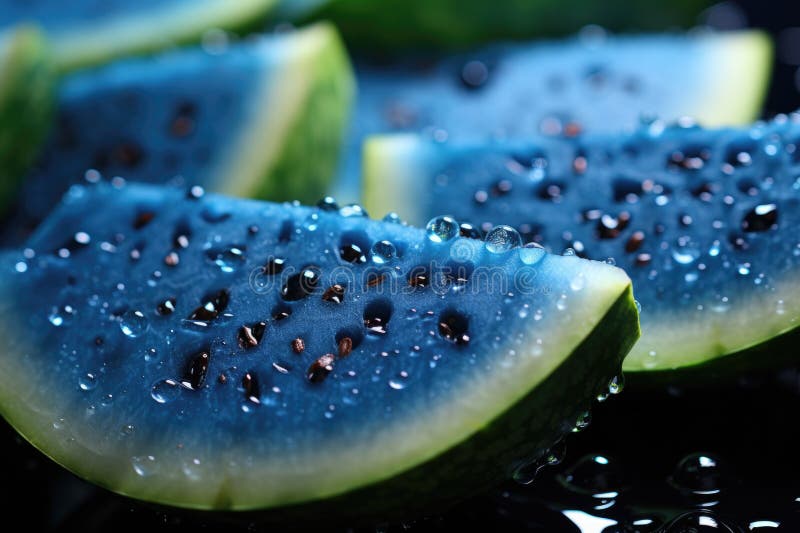 Blue Watermelon Ba stock illustration. Illustration of watermelon ...