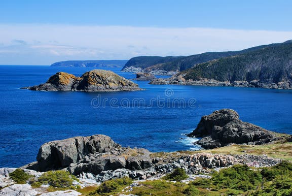 Blue Waters of Biscayan Cove Stock Photo - Image of shores, bright: 9400230