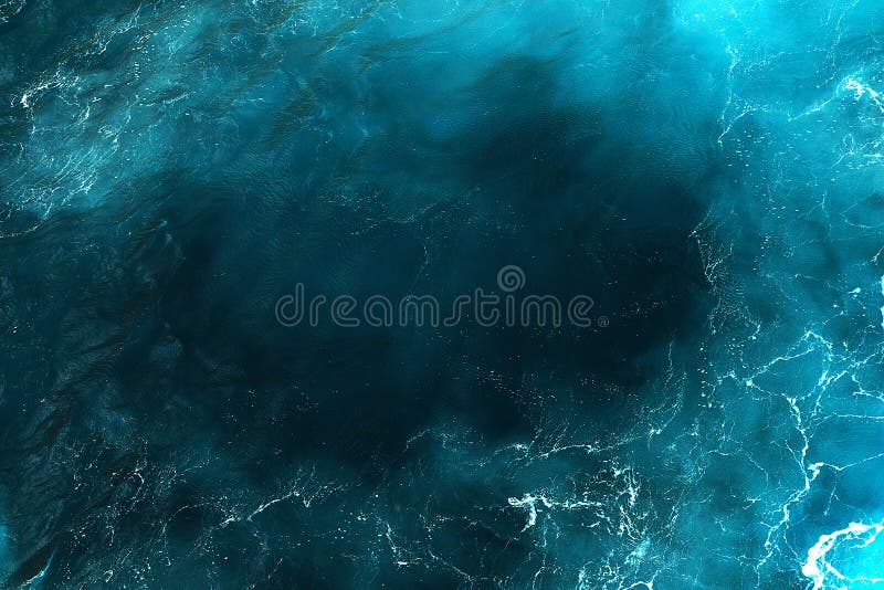 Deep Blue Sea Water Texture Stock Image - Image of closeup, marine ...