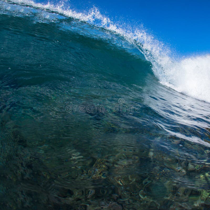 Blue Wave stock image. Image of motion, power, northshore - 28958969