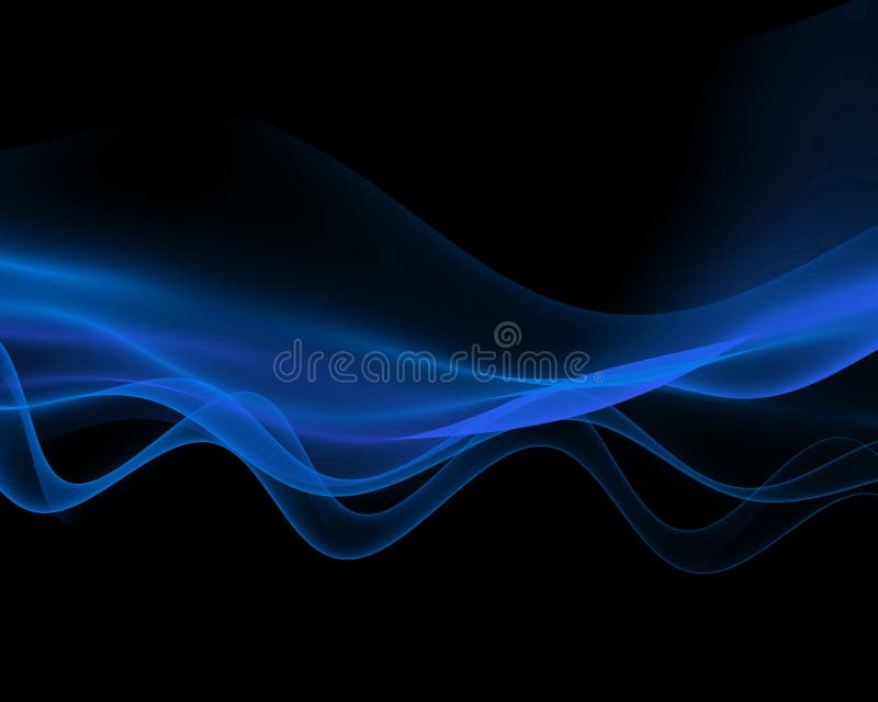 Blue wave stock illustration. Illustration of light, wave - 8699857