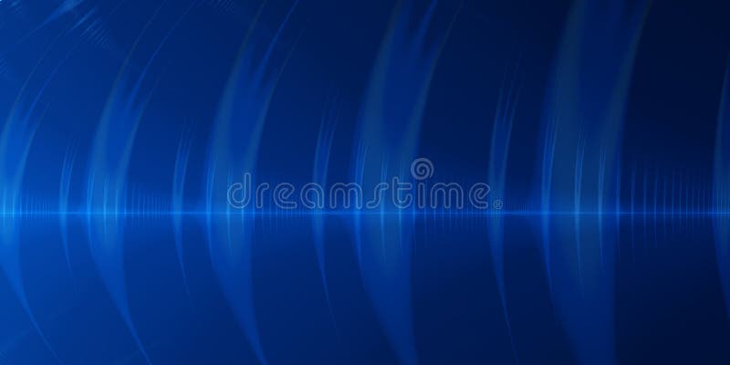 Blue Wave Abstract Background Stock Illustration - Illustration of ...