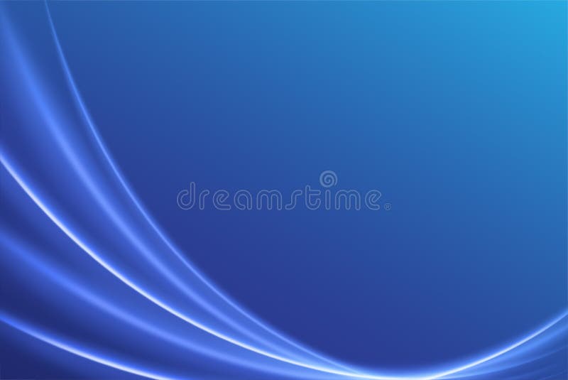 Blue Wave Abstract Background. Blue Gradient Waving Shape Background ...