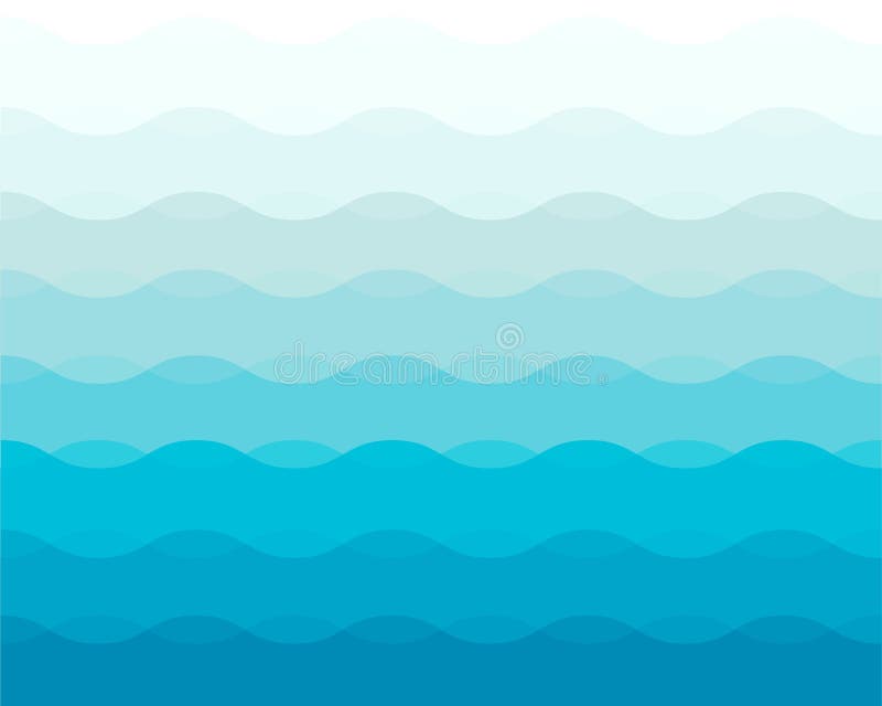 Blue Wave Abstract Background Stock Vector - Illustration of smooth ...
