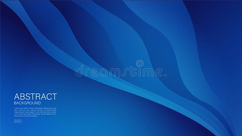 Blue Wave Abstract Background, Wave Graphic Vector, Minimal Texture ...