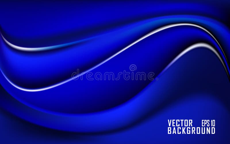 Blue Wave Abstract Design for Business Presentation and Poster Stock ...