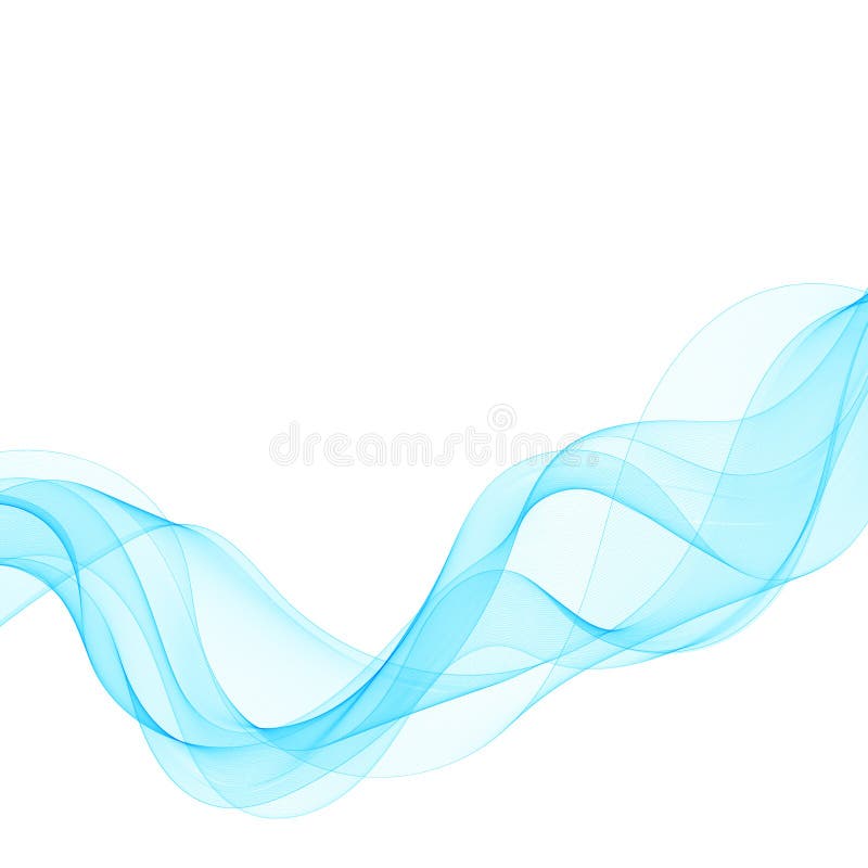 Blue Wave. Abstract Vector Graphics. Eps 10 Stock Vector - Illustration ...