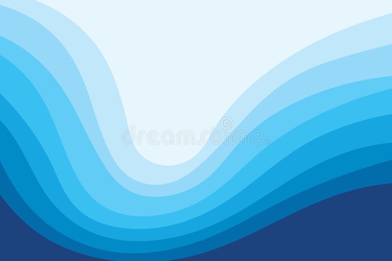 Blue Wave Baground Wallpaper Pattern Vector Stock Vector - Illustration ...