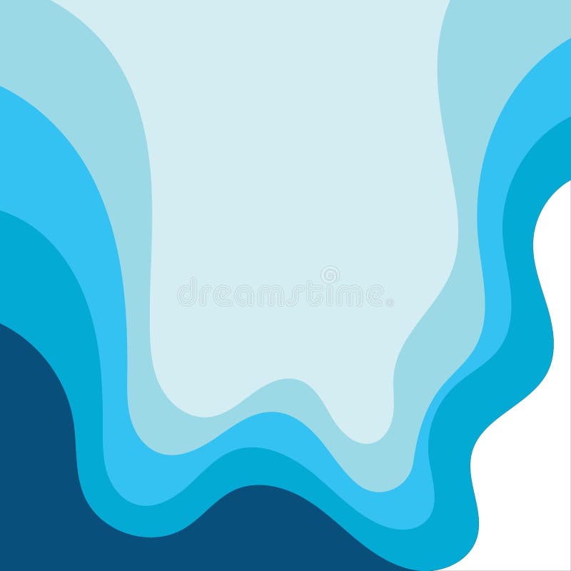 Blue Wave Baground Wallpaper Vector Stock Vector - Illustration of ...