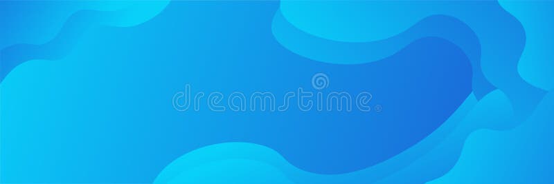 Blue Wave Banner Background. Vector Abstract Graphic Design Banner ...