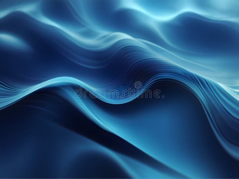 A Blue Wave with a Blue Background and the Words Waves on it Stock ...