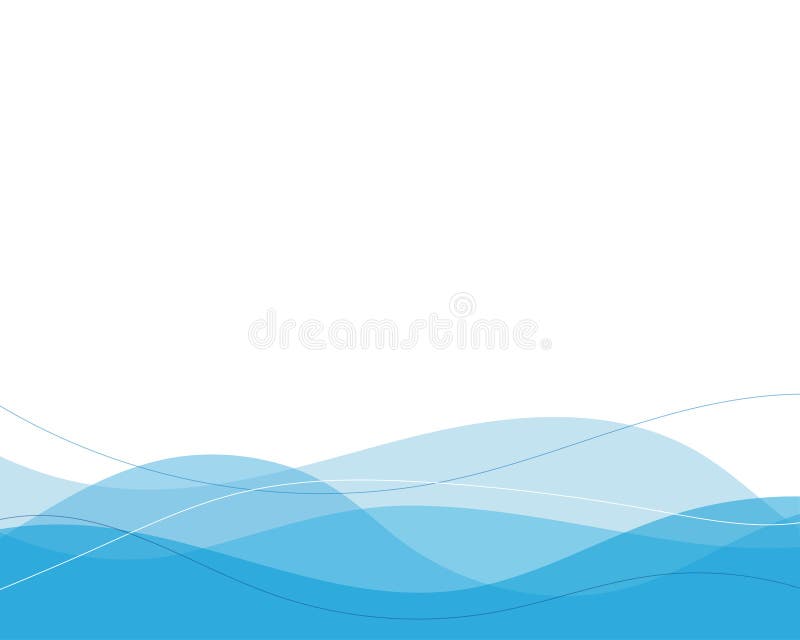 Blue Wave Concept Abstract Vector Background Stock Vector ...