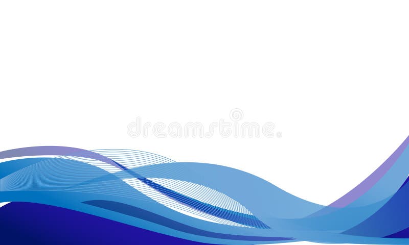 Blue Wave Curve Abstract Backdrop Background Design Stock Vector ...
