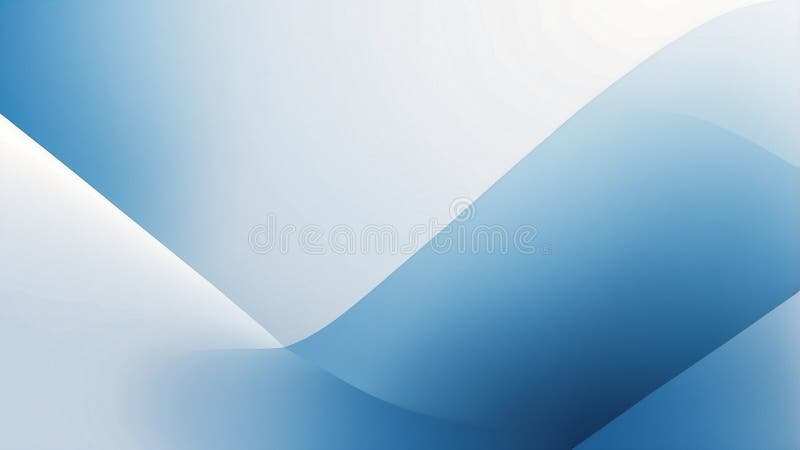 Blue Wave Fold in Abstract Gradient. AI Generated Stock Illustration ...