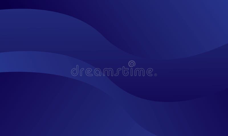 Blue Wave Gradient Abstract Background Stock Vector - Illustration of ...
