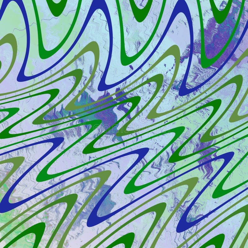 Blue Wave Green Square Waveform Pattern Waves Lines Wavelength ...