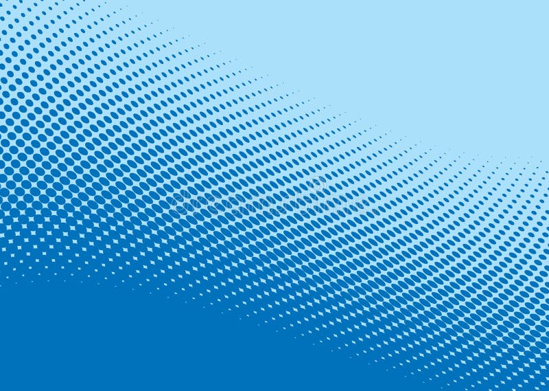 Blue wave halftone pattern stock vector. Illustration of shade - 12717300