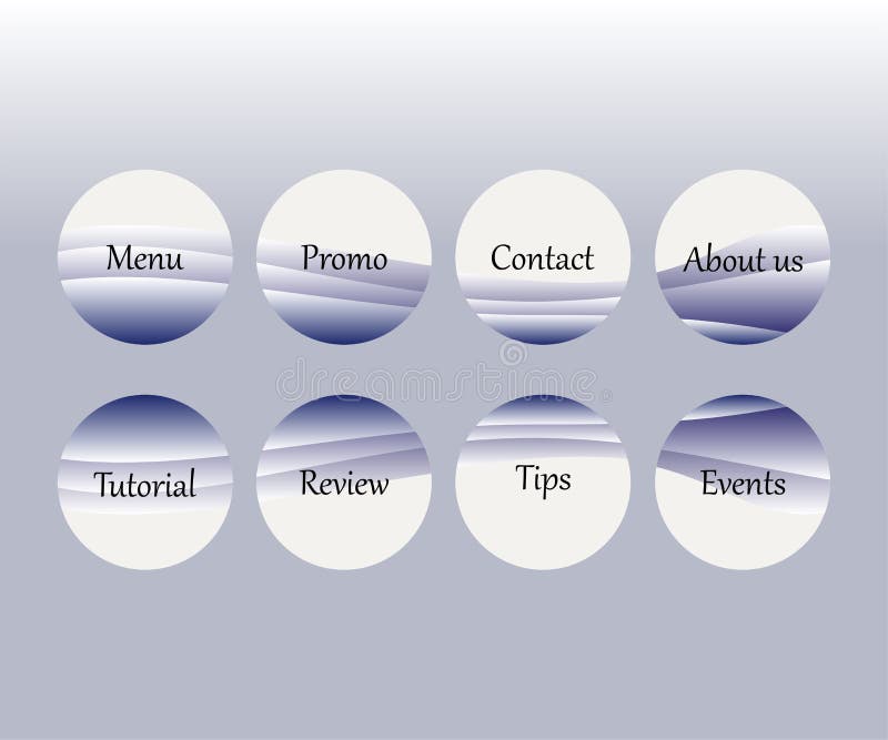 Blue Wave Instagram Highlights Stock Vector - Illustration of female ...