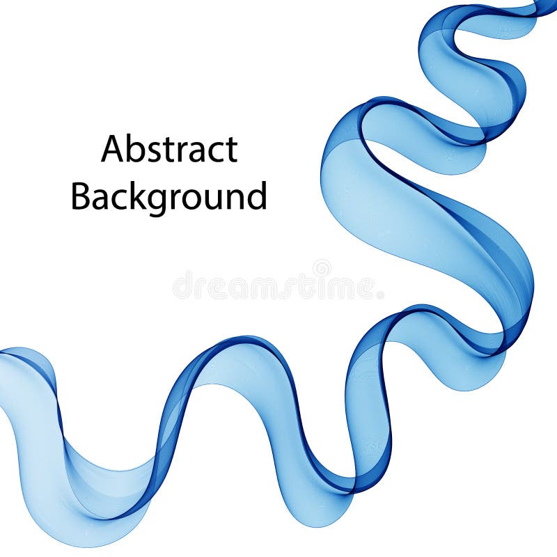 Blue Wave. Layout for Advertising. Vector Template for Presentation ...