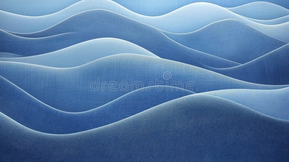 A Blue Wave-like Pattern with a Textured Surface. Stock Image - Image ...