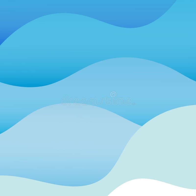 Blue Wave Line Concept Abstract Vector Background Stock Illustration ...