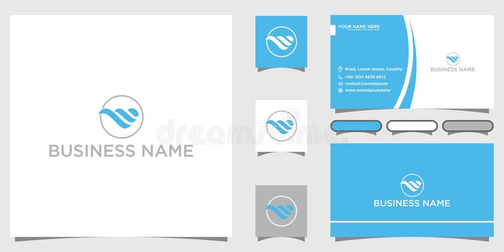 Blue Wave Logo – Modern Abstract Design for Corporate Branding ...